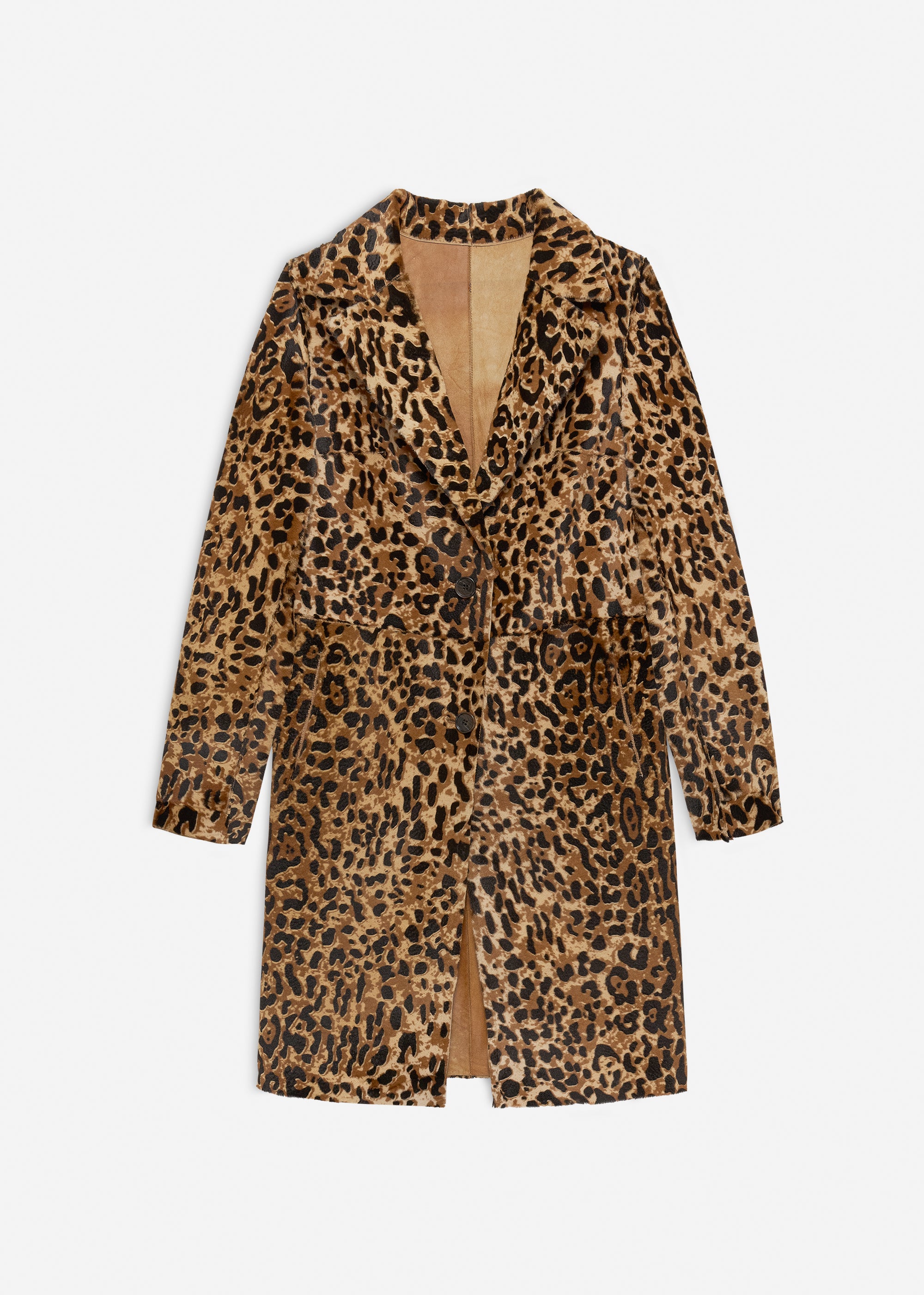MIETTA | Long Leopard Coat